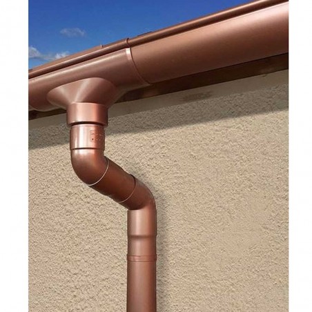 Igiemme Tubo pluviale tondo in Polimglass rame rosso - Centro Edile Srl ...